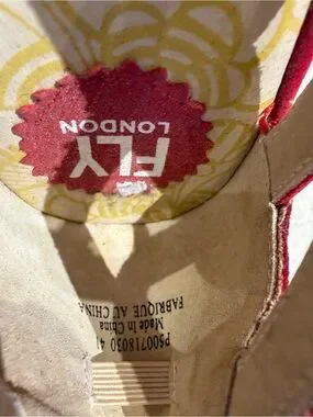 Fly London | Shoes | Fly London Shoes Red Nubuck Open Toe Wedge Sandal ...